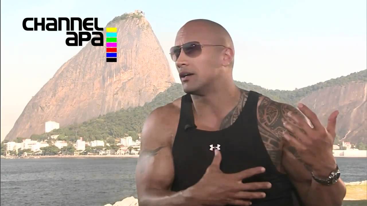 Dwayne Johnson (The Rock) on Fast Five - YouTube