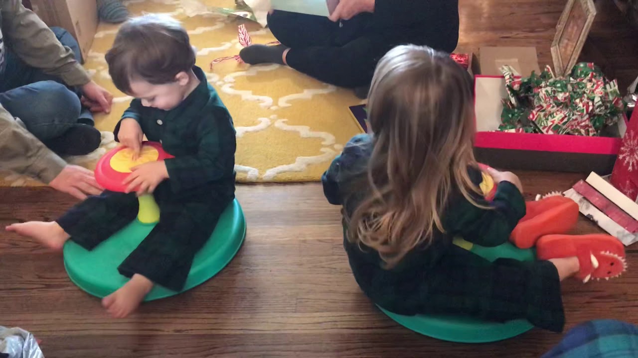 Kids Riding Spinners - YouTube