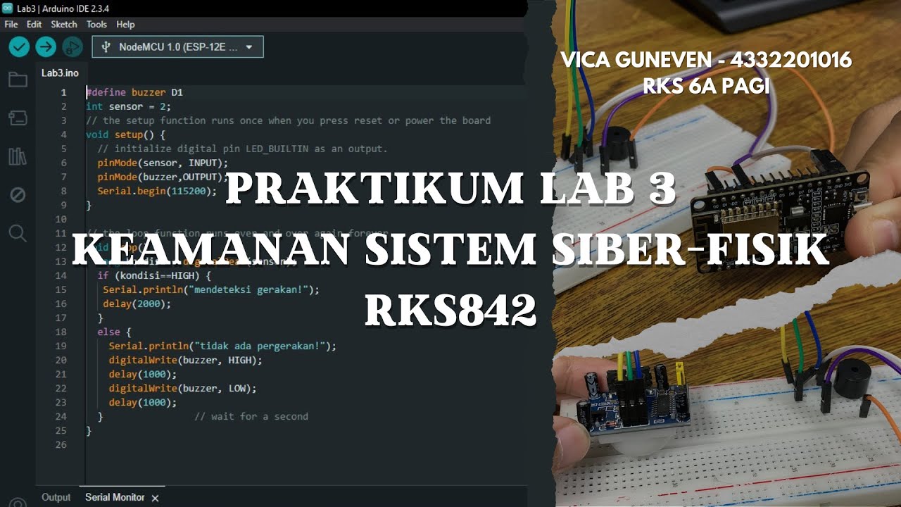 Lab 3 Playing with PIR - YouTube