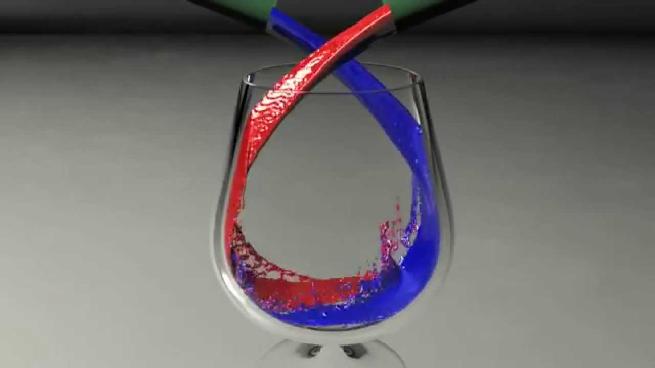 Animation - RealFlow - Maya Mixing Colors - YouTube