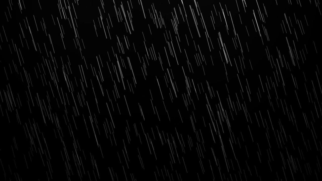 Rainfall Effect Black Screen | Black Screen Rain Effect | Part 8 ...