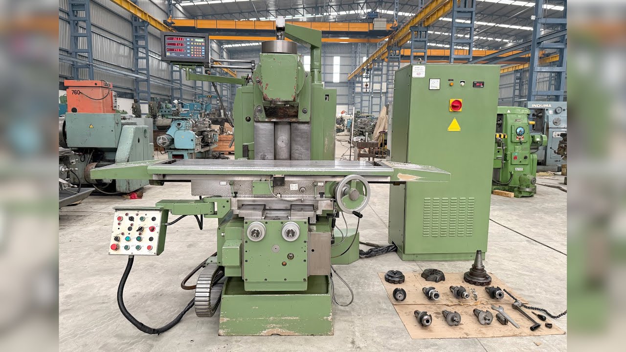 Tiger (Italy) FU-140 Heavy-Duty Universal Milling Machine - Table 1500 ...