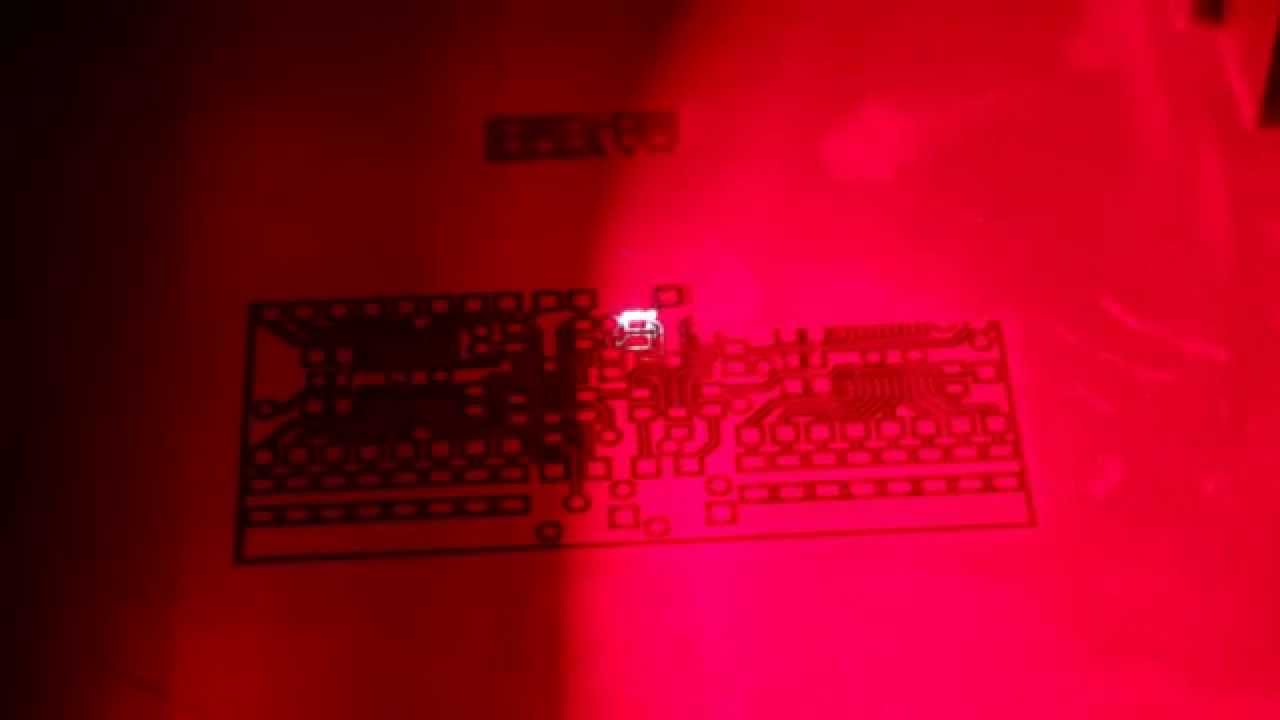 PCB Laser Etching with DMC laser machining software - YouTube