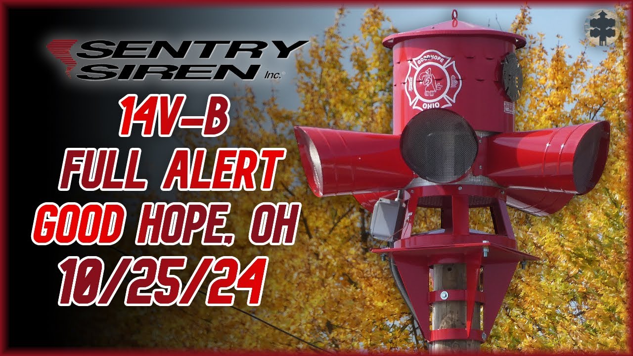 Sentry 14V-B (Sterling Fire House Series) Siren Test | Full Alert ...