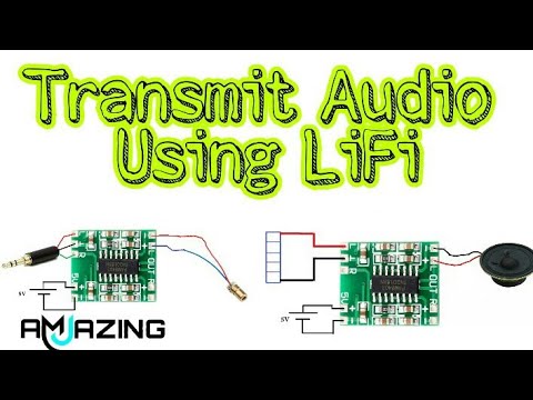 Audio Transmissions Using LiFi | Transmit audio using LASER | Amazing ...