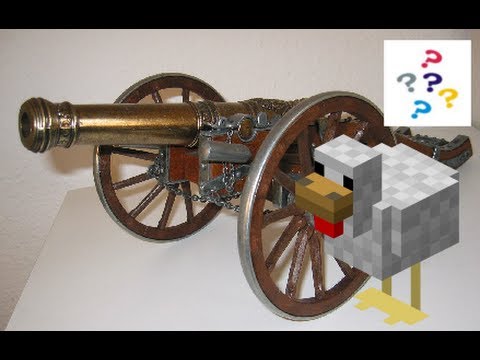 Minecraft Chicken cannon - YouTube