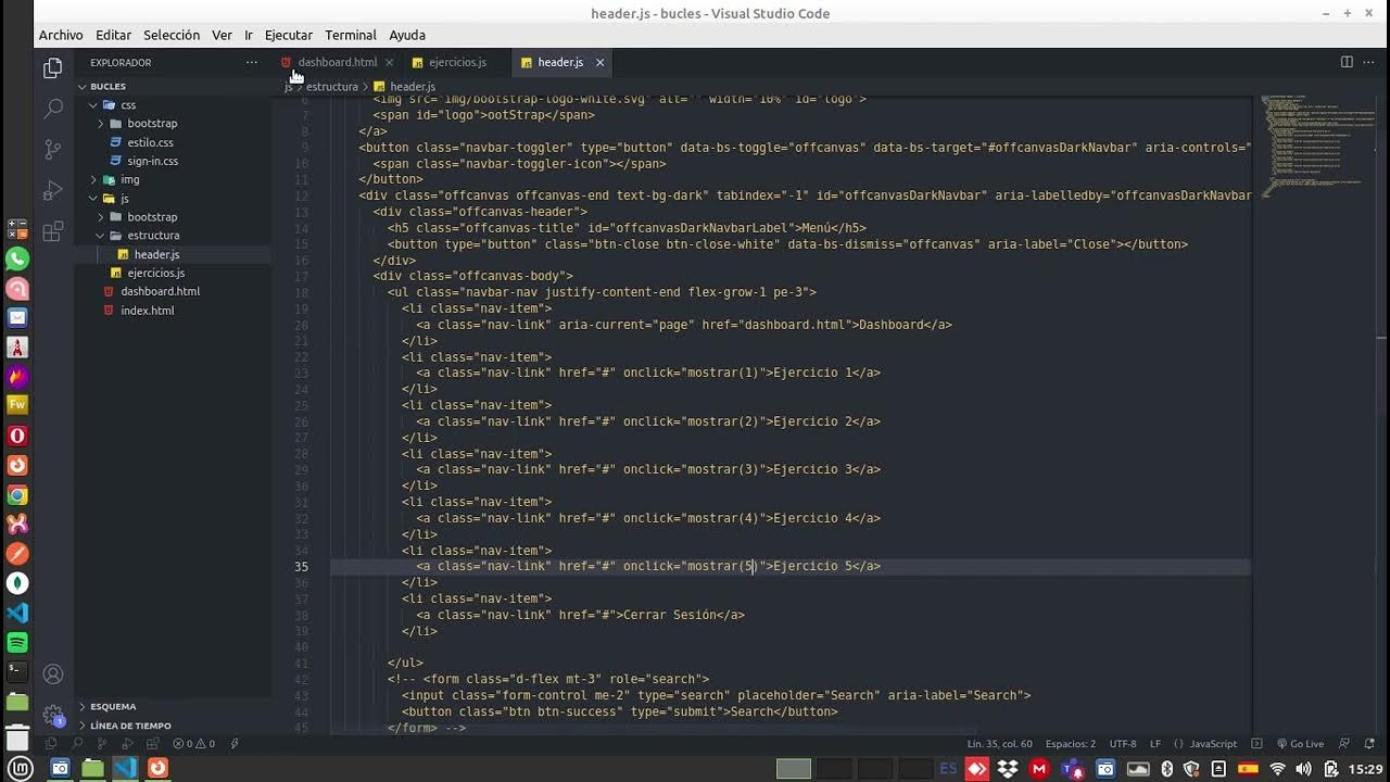 Bucles javascript - YouTube