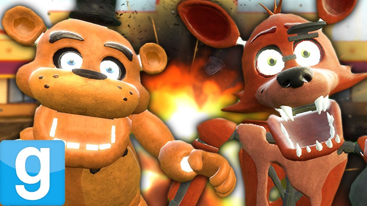 I NUKED FIVE NIGHTS AT FREDDY'S?! | Gmod Sandbox Fun (Fnaf Mods) - YouTube