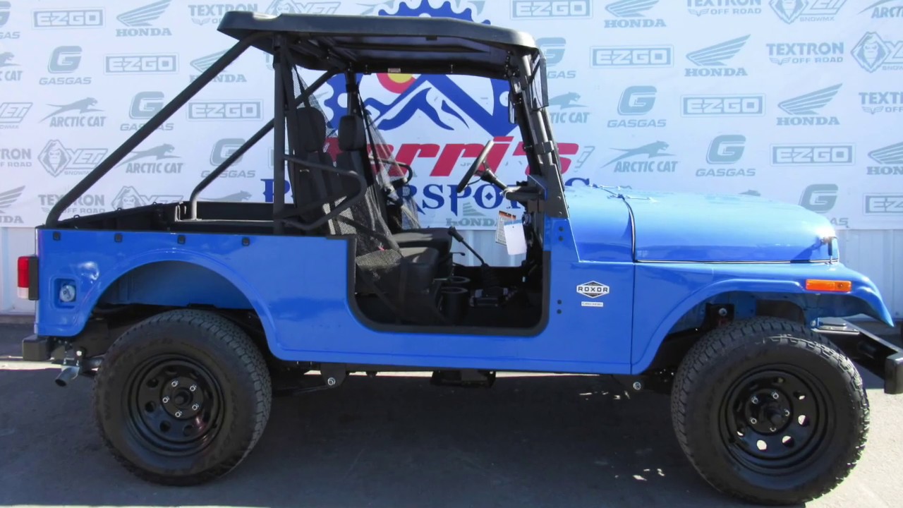 2019 Mahindra ROXOR Turbo Diesel Blue - YouTube
