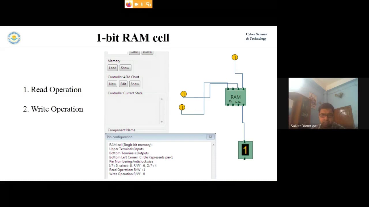 09 | 1-bit RAM Cell | 4 x 1 RAM Cell using 1-bit Cell | 4 x 3 RAM Cell ...