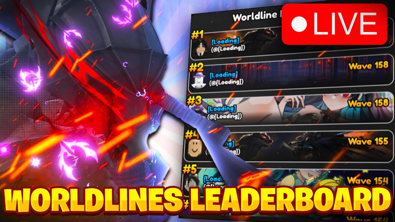 🔴LIVE | Going for *LEADERBOARD* in Anime Vangaurds WORLDLINES! - YouTube