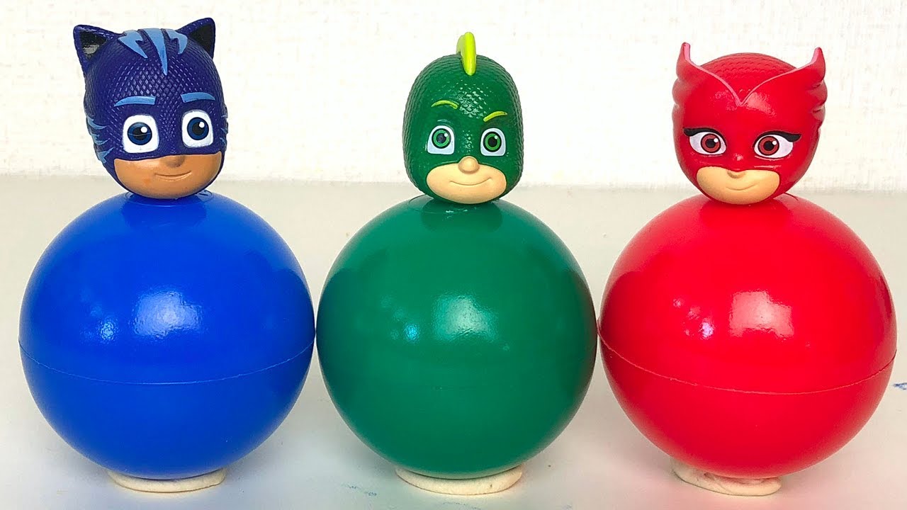 Pj Masks Wrong Heads Balls - Learn Colors with Pj Masks Surprise Toys ...