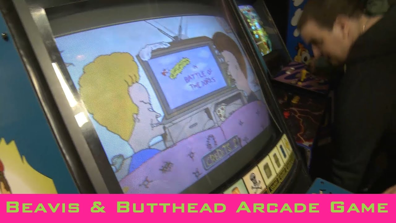 The Beavis & Butthead Arcade Game! Brandon from Galloping Ghost ...