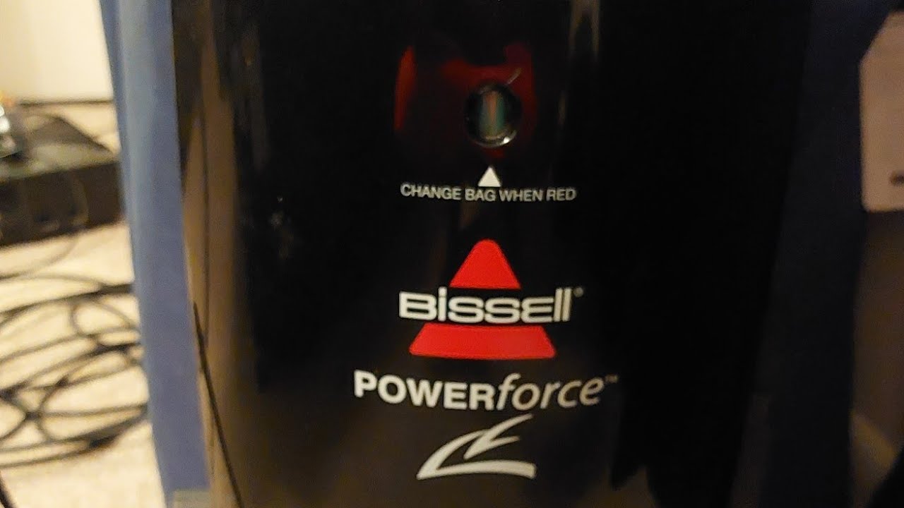 Saturday Vacuuming: Bissell Powerforce Bagged 3522-6 - YouTube