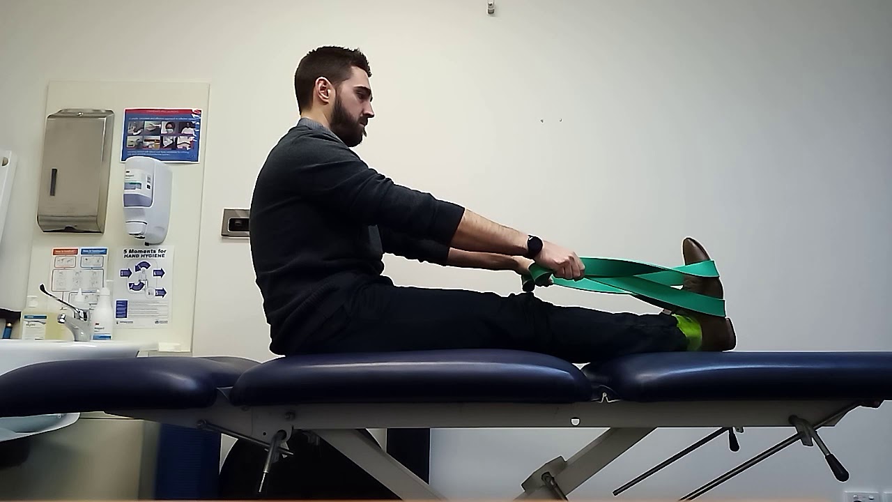 Assisted Knee Flexion - YouTube