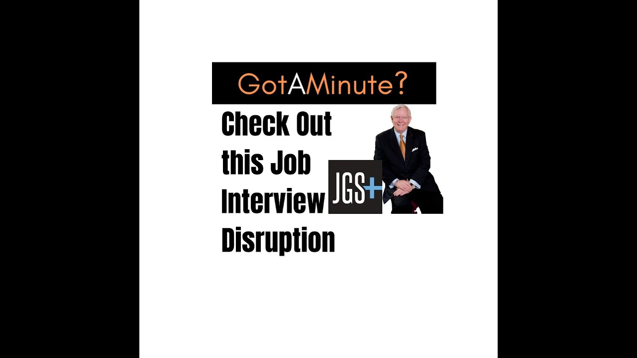 Beware of Disruptive Questions In Job Interviews - YouTube