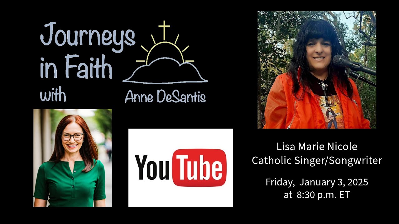 T4P member Lisa Marie Nicole appears on Anne DeSantis' 'Journeys in faith' program