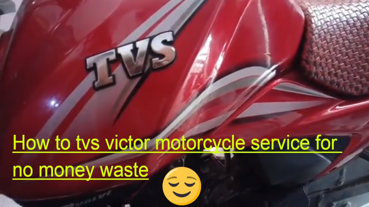 How to TVS motorcycle service for home no money waste and nice service ...