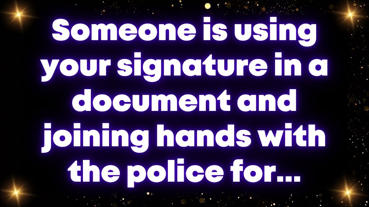 Someone is using your signature in a document and joining hands with ...