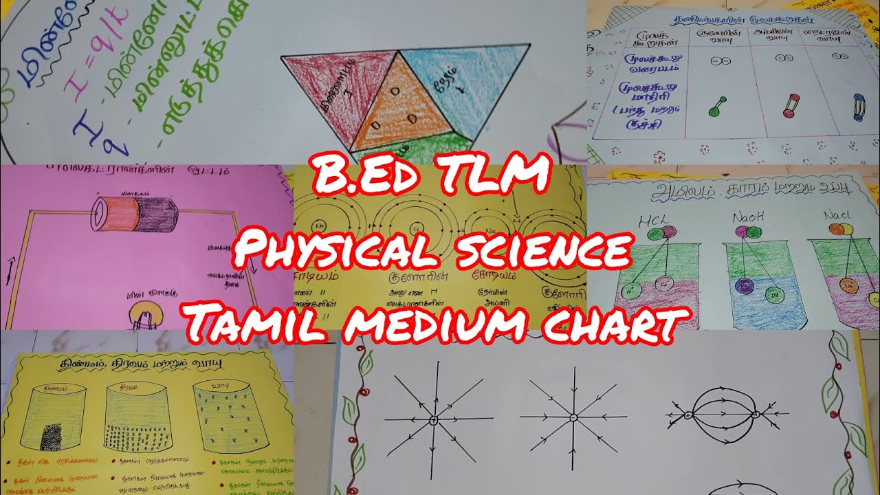 B.ed TLM physical science tamil medium chart|madhuvlogs#madhuvlogs#b ...