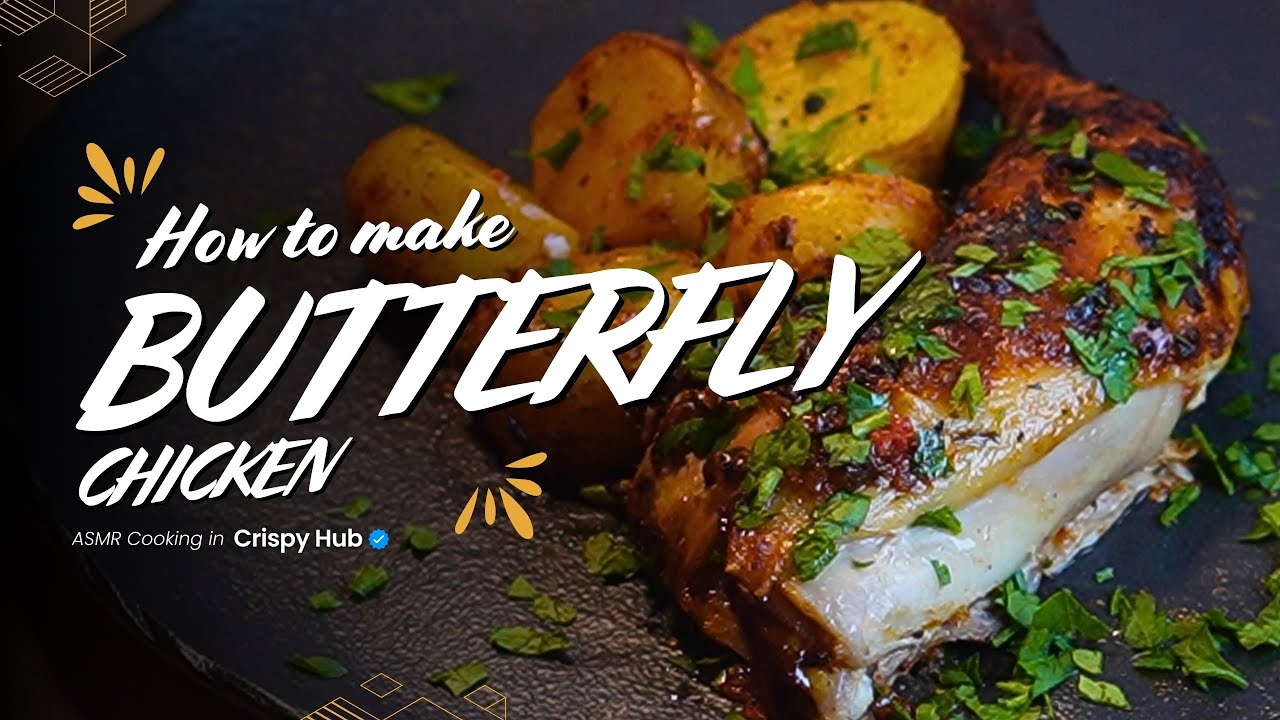 Perfectly Oven-Grilled Butterfly Chicken: Crispy, Juicy & Full of ...