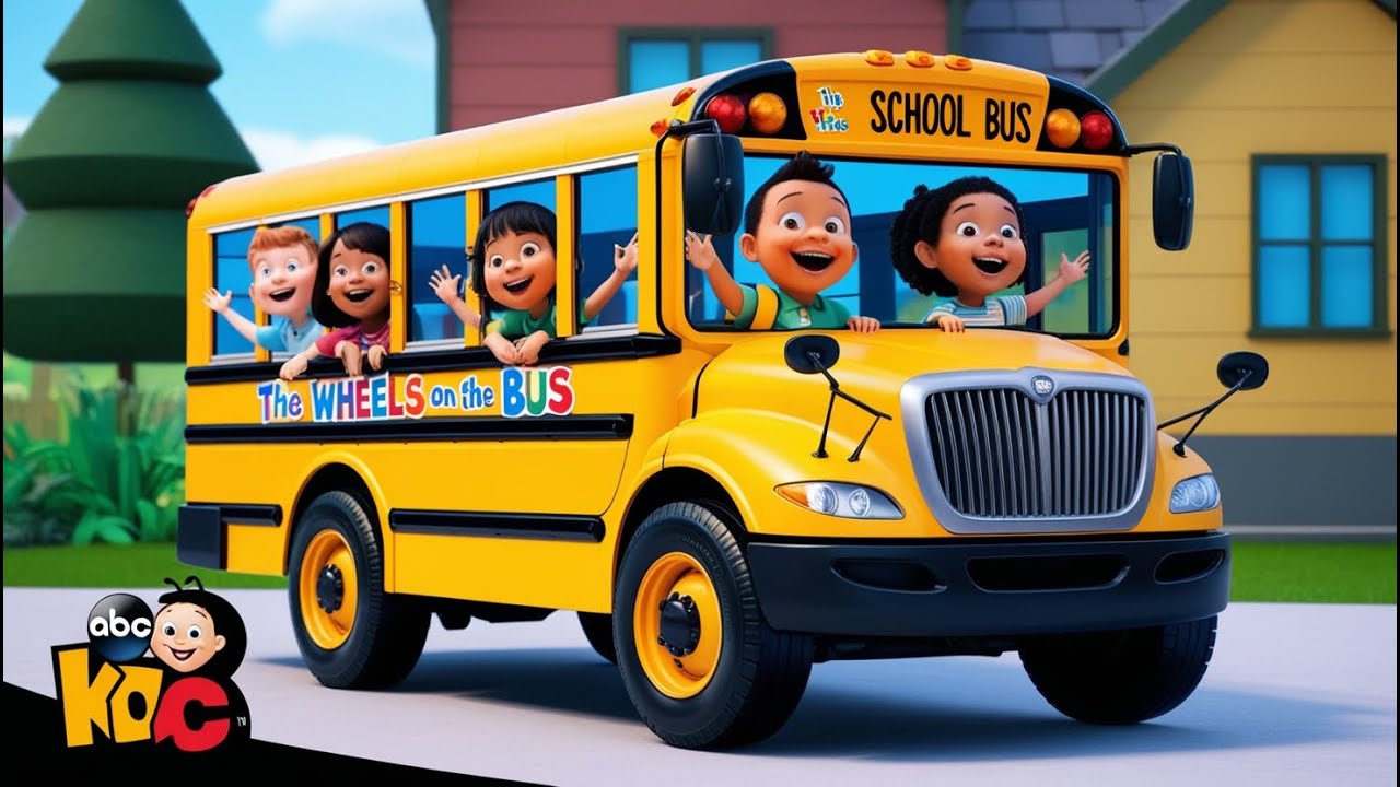 The Wheels on the Bus - Sing Along with Kids Channel ABC Nursery Rhymes ...
