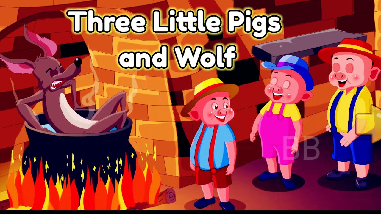 Three Little Pigs and Big Bad Wolf | Bedtime Stories for Toddlers ...