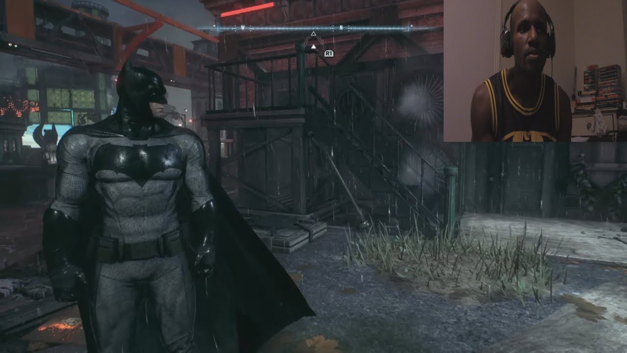 Batman: Arkham Knight Batman V Superman Skin Gameplay - YouTube
