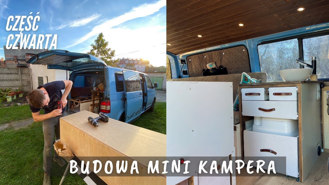 Budowa mini kampera VW T5 #4 - YouTube