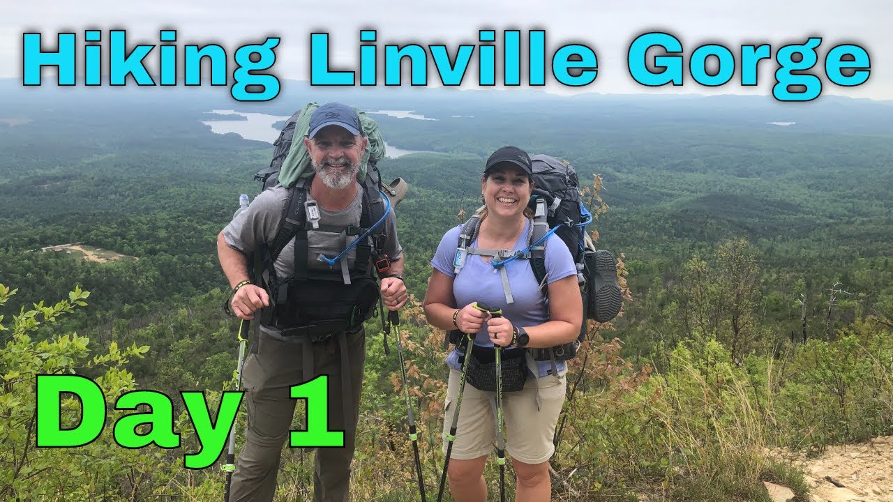 Day 1 - Hiking and Backpacking Linville Gorge - YouTube