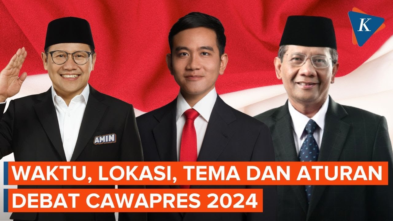 Debat Cawapres Muhaimin-Gibran-Mahfud MD Nanti Malam, dari Tema hingga ...