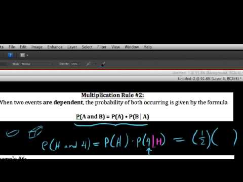 Probability Multiplication Rules (Dependent Events) - YouTube