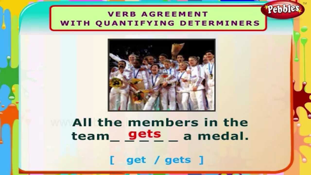 Verb Agreement with Quantifying Determiners | English Grammar Exercises ...