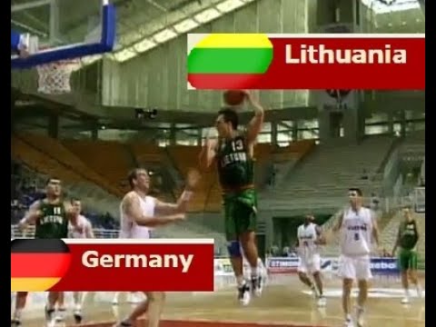 GERMANY vs LITHUANIA / 1995 EuroBasket (Group A) - YouTube