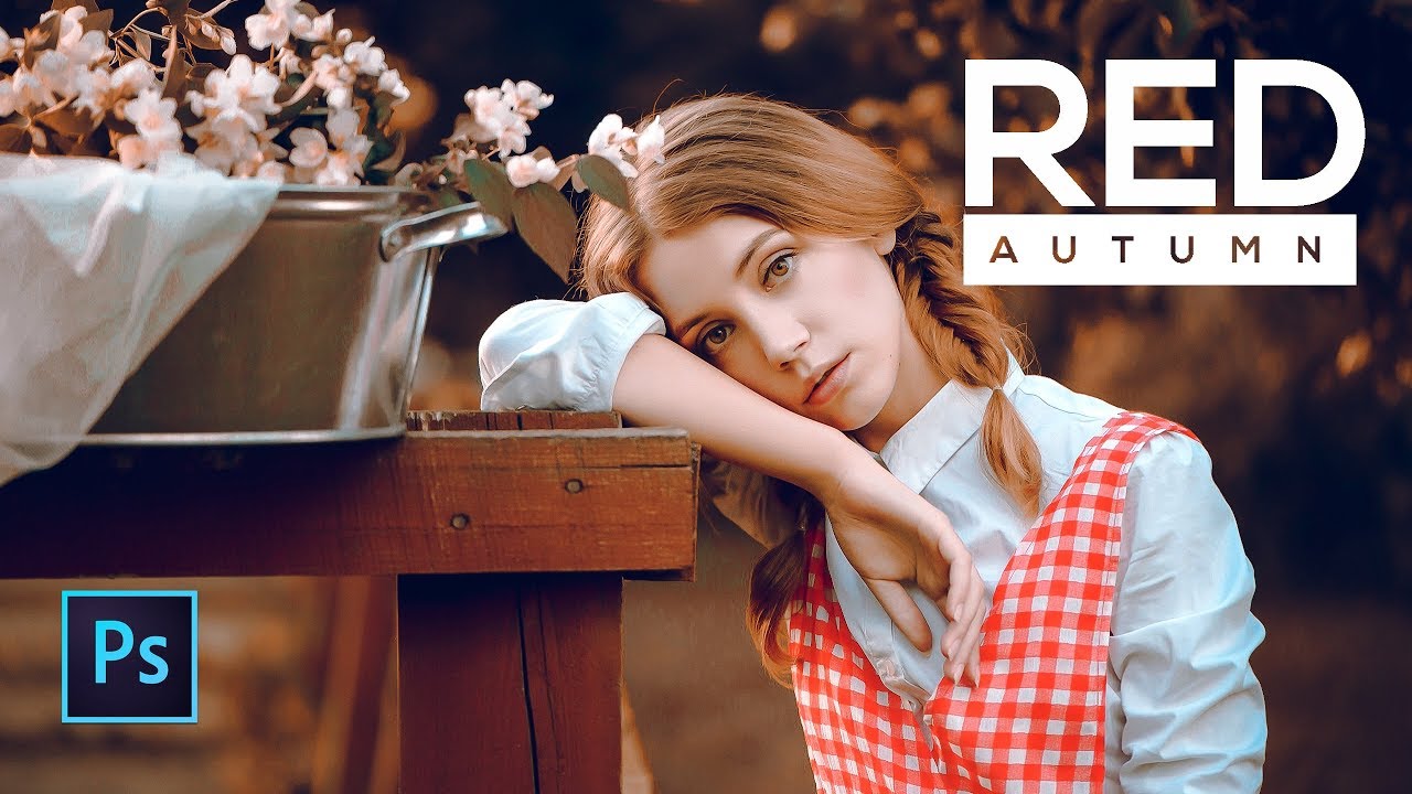 Red Autumn Photoshop Photo Editing Preset [Free Download] - YouTube