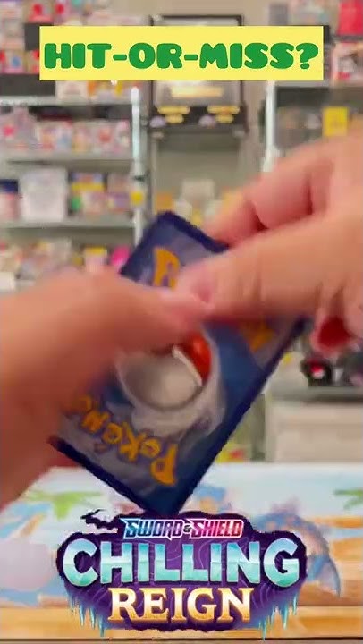 1 Pack CHILLING REIGN Pokemon TCG | Hit-or-Miss? #3 - YouTube