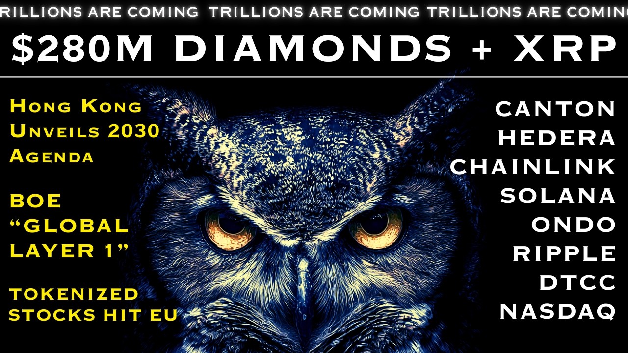 💎 $280M Diamonds on $XRP I Hong Kong Blueprint Uncovered: 80% of Banks ...