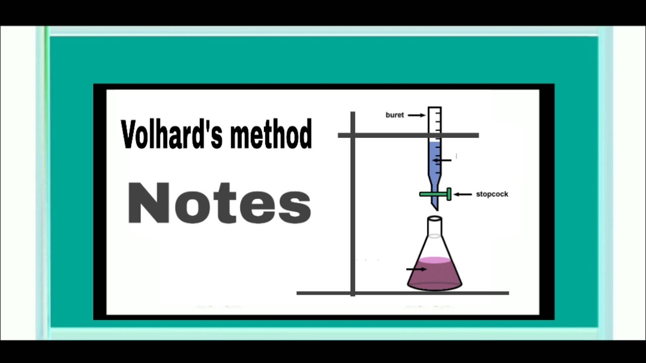 volhard's method in pharmaceutical analysis|| volhards method||Notes ...