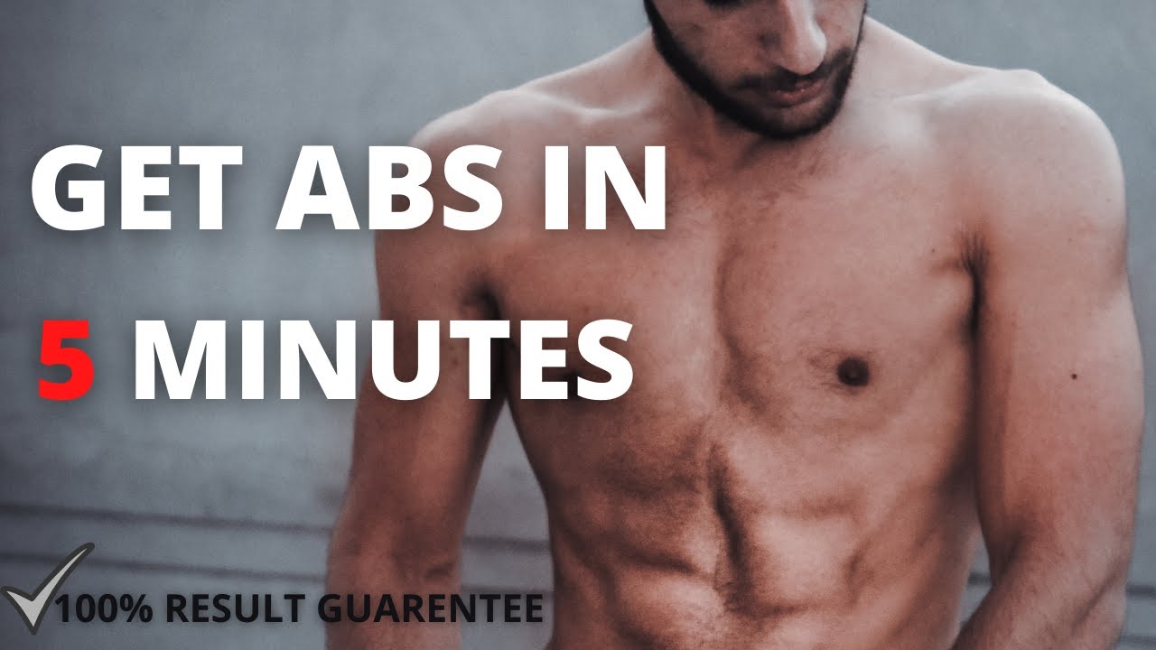 HOW TO GET ABS IN 5 MINUTES 😍 #getabsin5minute #howtogetabs # ...