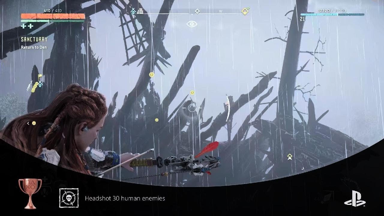 Horizon Zero Dawn Remastered - Headshot 30 Human Enemies Trophy ...