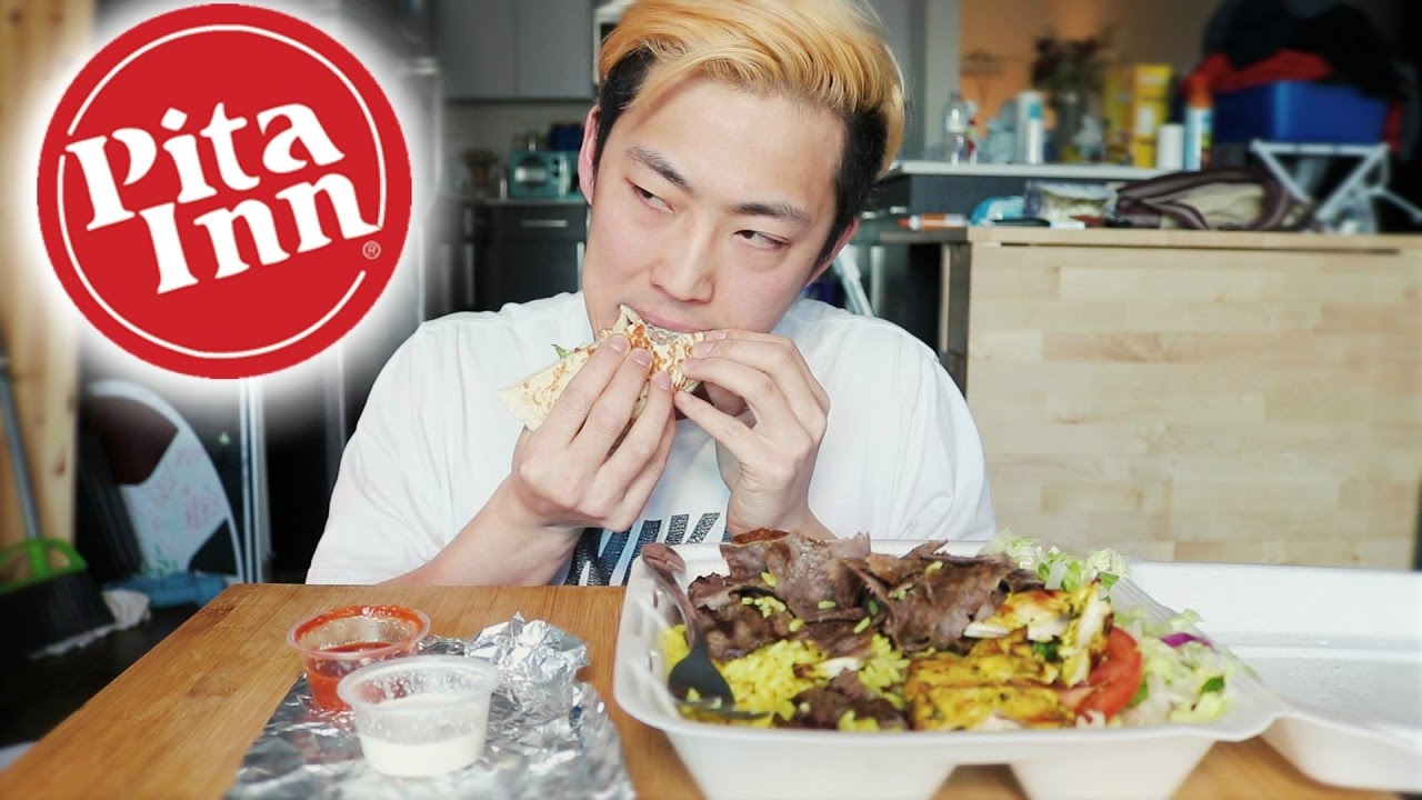 Mediterranean (Pita Inn) Food Mukbang | Dongdigity - YouTube