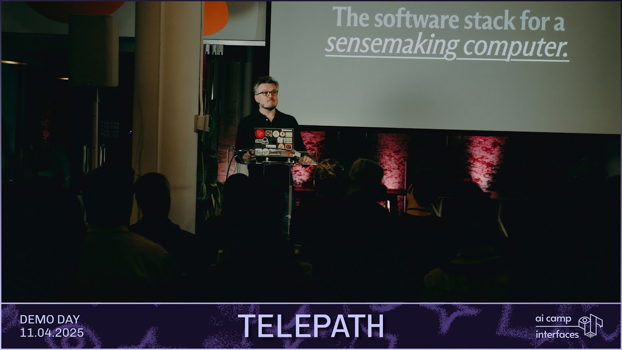 Telepath's Sensemaking Computer Upends Personal Computing - YouTube