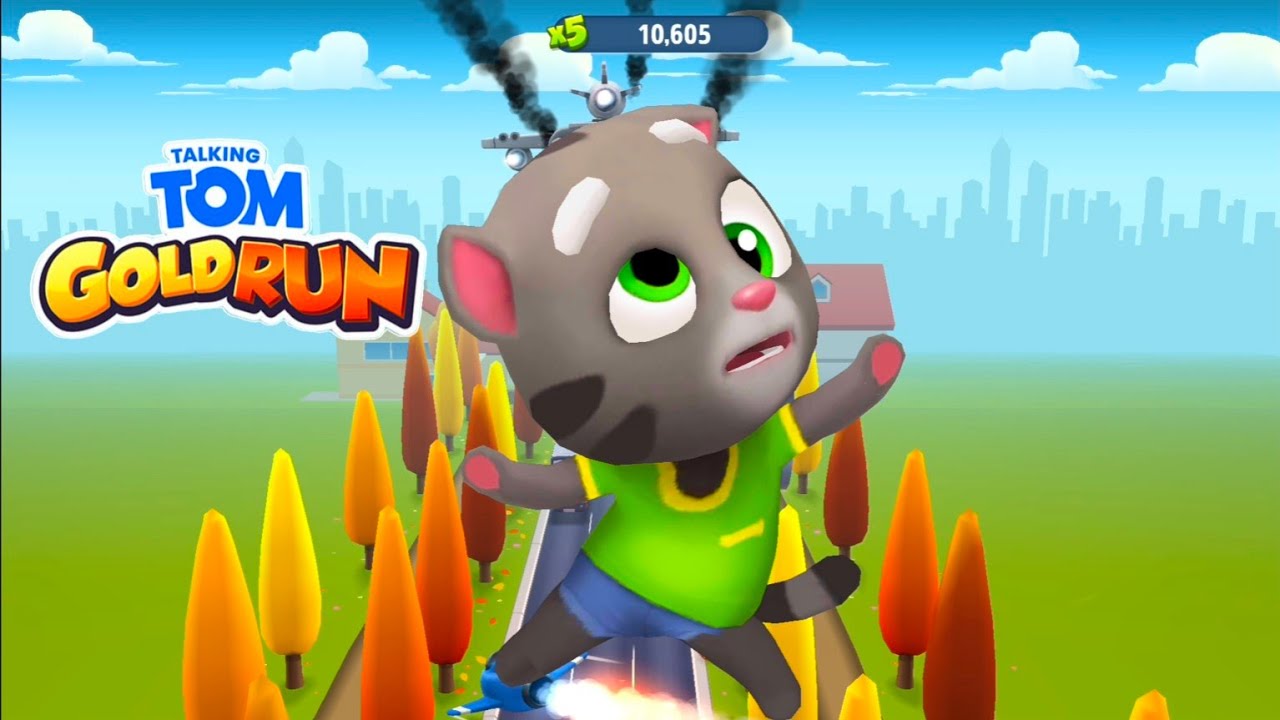 Talking Tom Gold Run Mr.Tom in Underwater park version gameplay 2024 ...