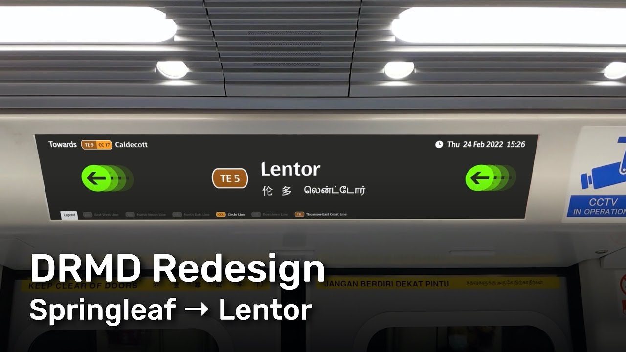 SMRT TEL DRMD Redesign Simulation Ride (Springleaf → Lentor) - YouTube