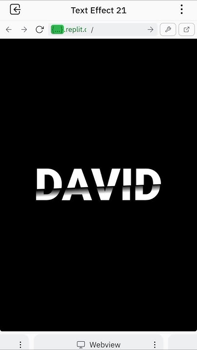 Text Effect 21 | Mini Program | Web Suite Mini Program | Web Development Mini Program - YouTube