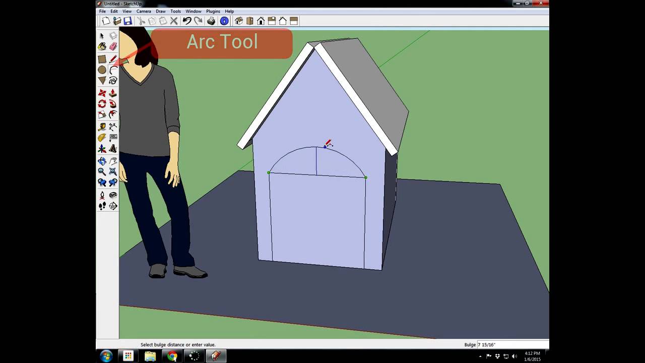 How to Sketchup a Good Doghouse - YouTube