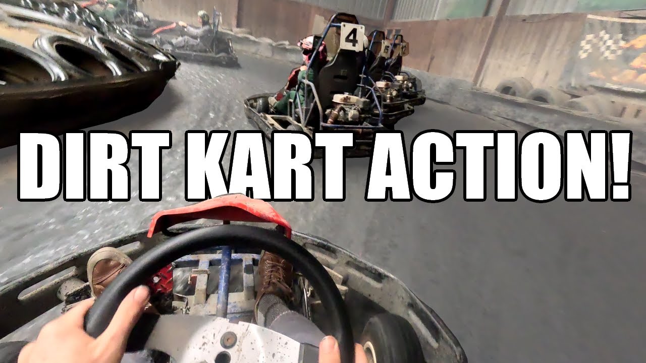 The 61c Crew Go Dirt Karting! | Action Karts Raceway - YouTube