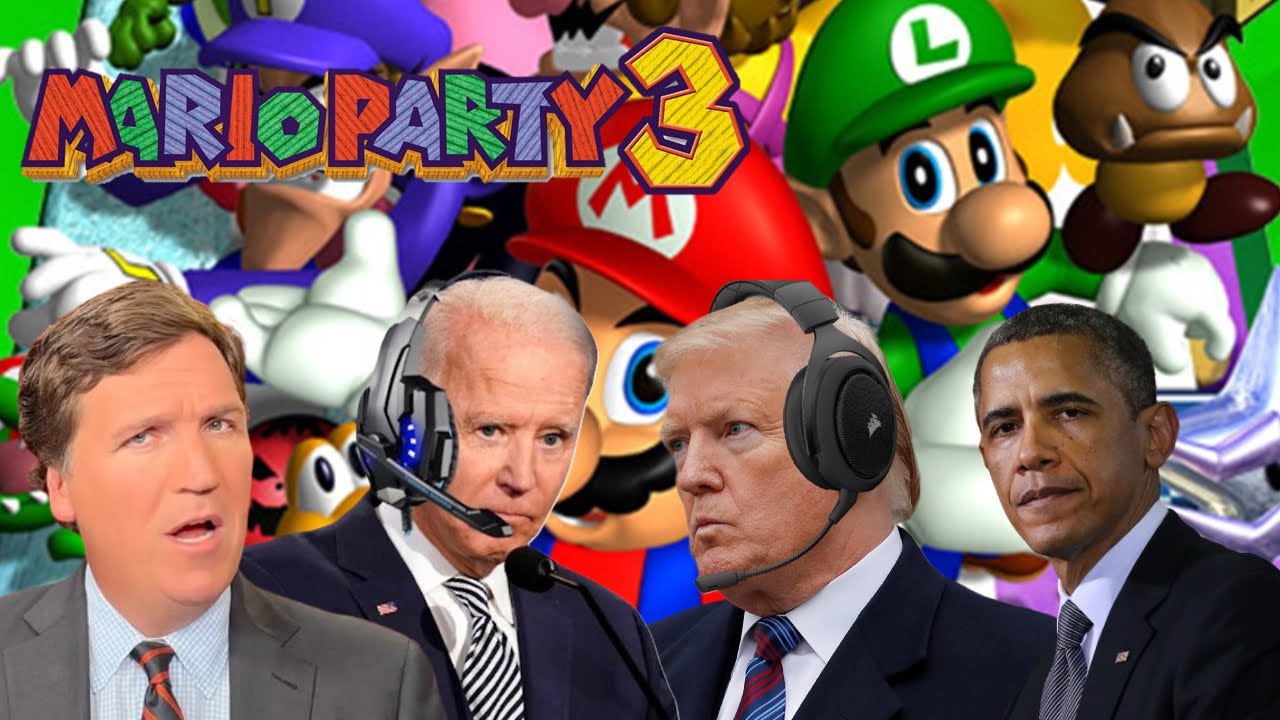 The Presidents Play Mario Party 3 - YouTube