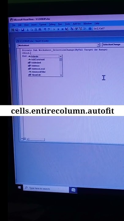 Excel Auto Fit Column Width With View Code Ms Excel Msexcel Excelshorts Excelformula