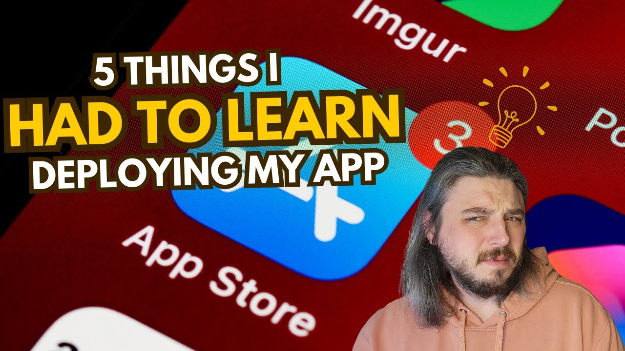 5 things I learned launching my first app - YouTube